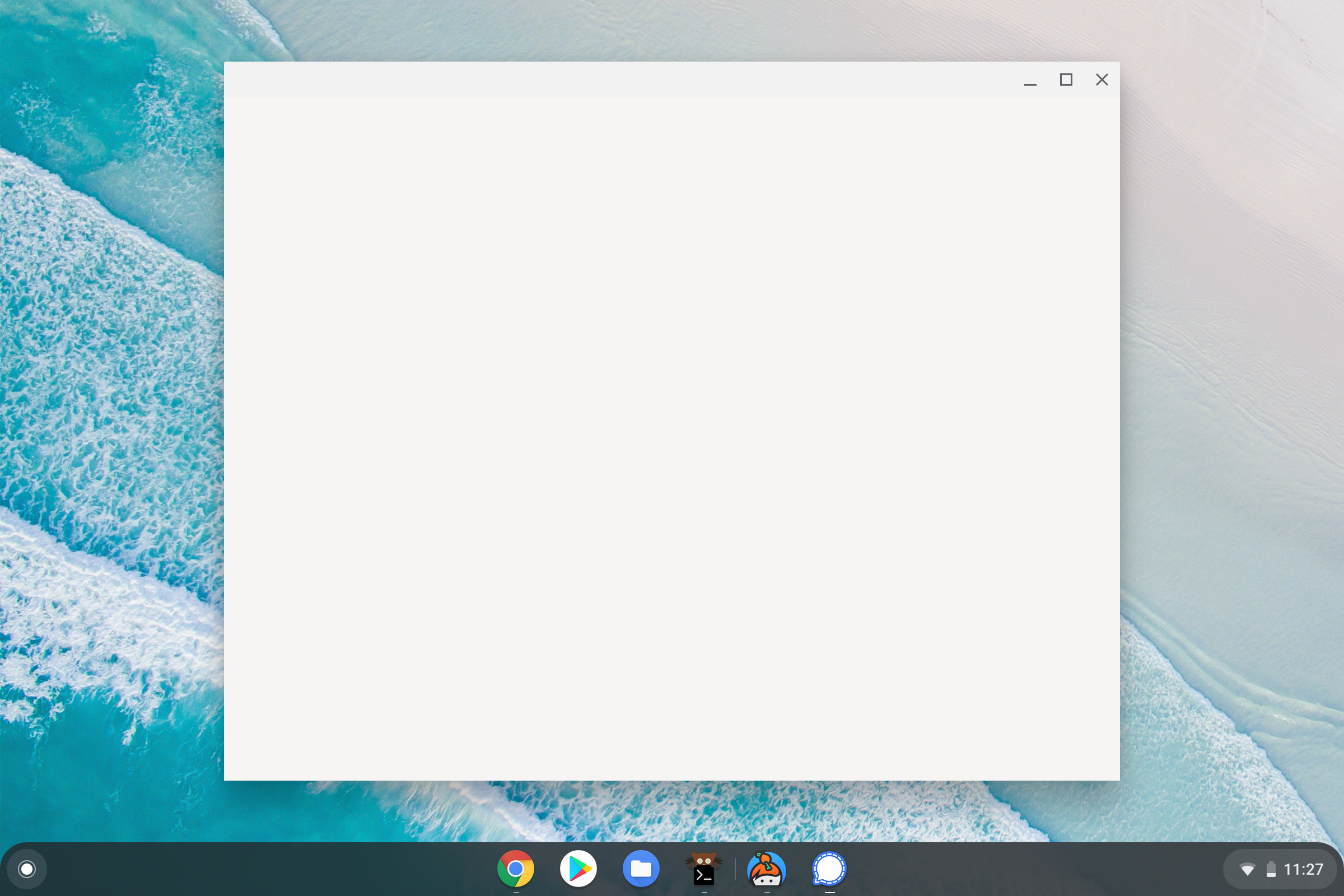 Signal on Crostini : r/Crostini